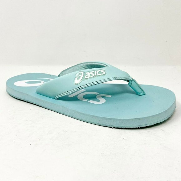 Asics | Shoes | Asics Zorian Bm Icy Mountain Blue White Mens Thong ...